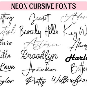 Family Name Neon Sign, Neon Name Sign, Wedding Backdrop, Wedding Decor ...