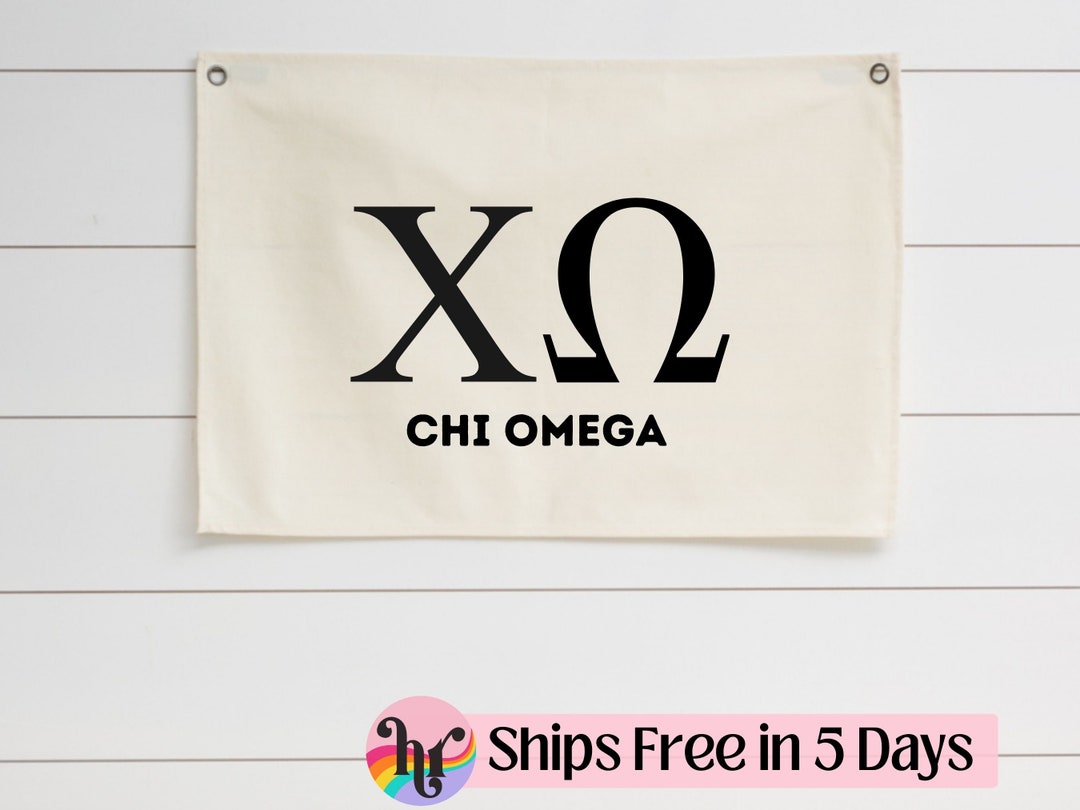 Sorority Canvas Banner Sorority Name Flag Dorm Room Decor - Etsy