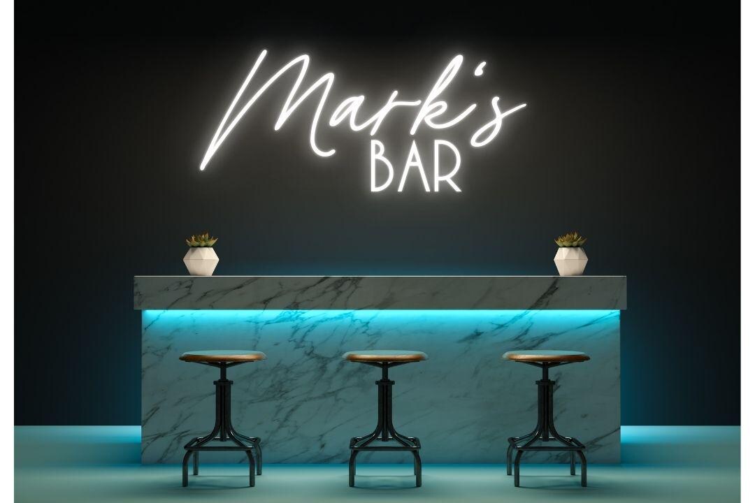 Custom Neon Bar Sign, Neon Sign, Neon Light , Neon Light , Neon Sign ...