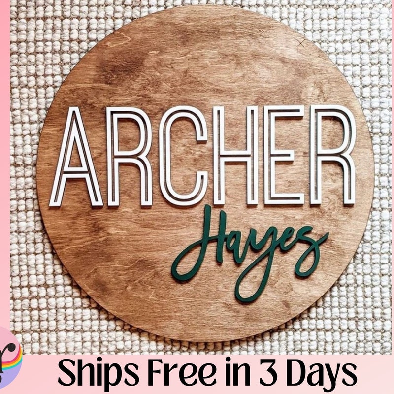 Hanging Name Above Crib - Etsy