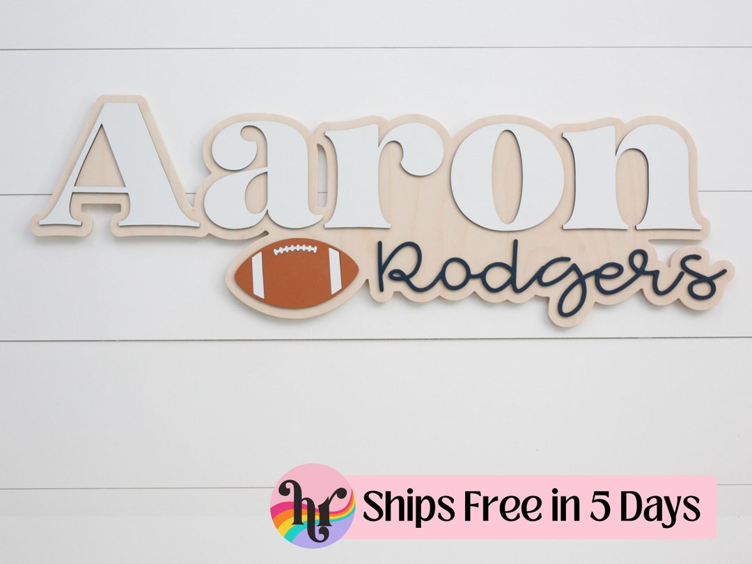 Football Nursery Name Sign | Football Nursery Name Sign | Football Room ...