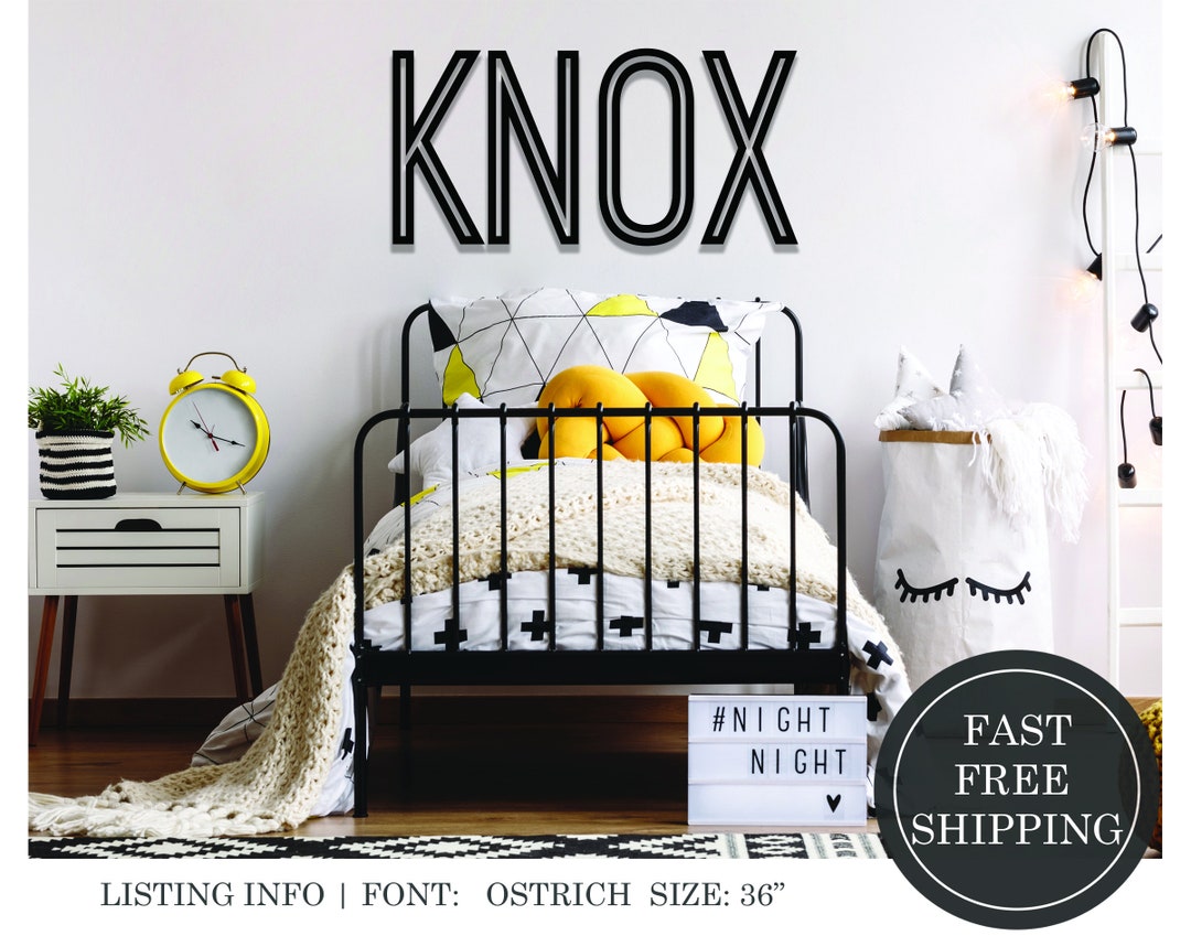 Custom Wood Name Sign,nursery Girl, Boy, Over Crib Sign, Baby Name Sign ...