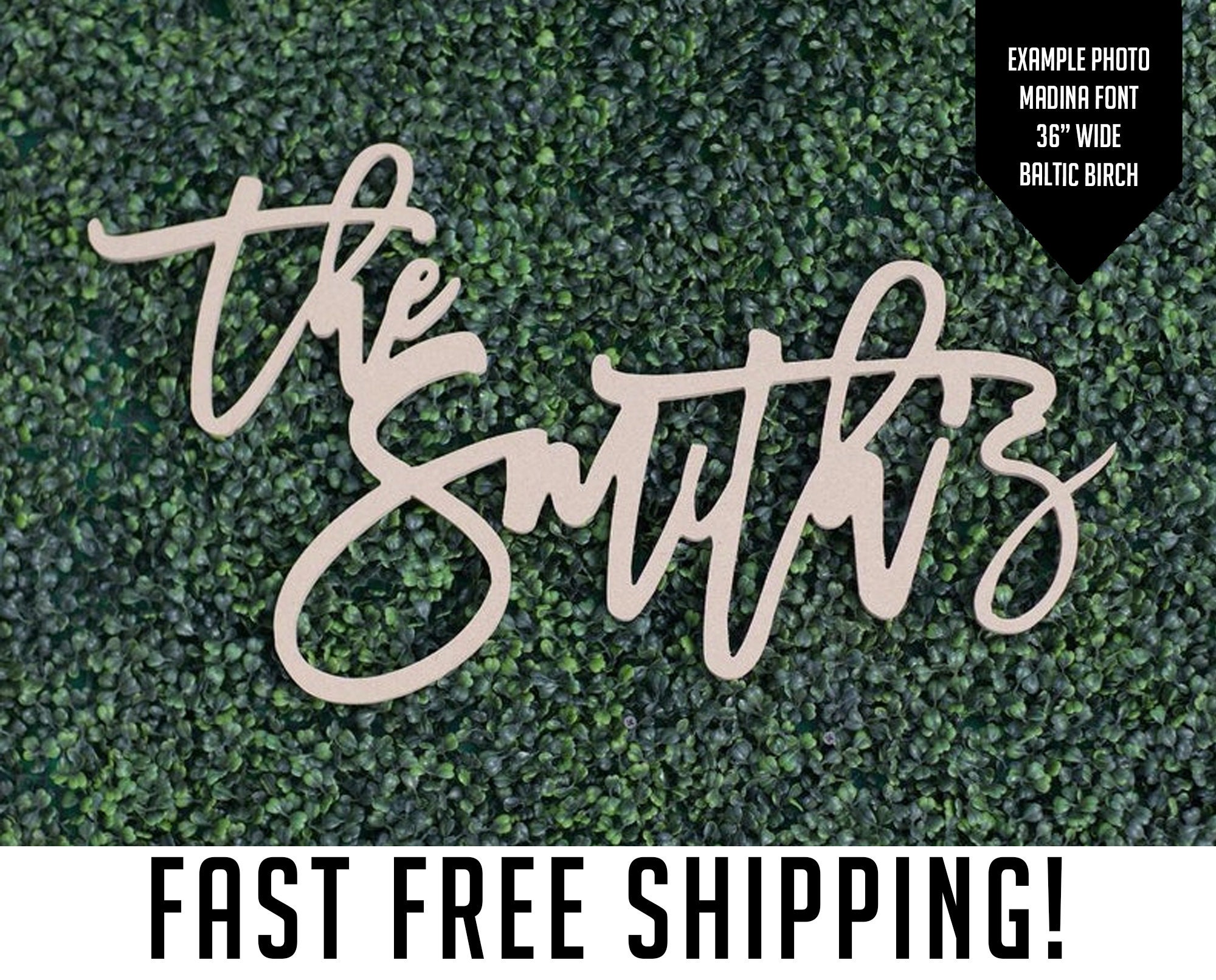 Family Name Sign Wood Name Sign Wedding Backdrop Wedding - Etsy