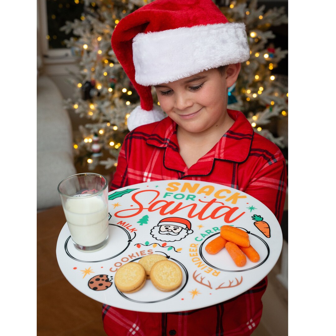 Cookie Tray for Santa, Personalized Cookie Tray, Cookies for Santa ...