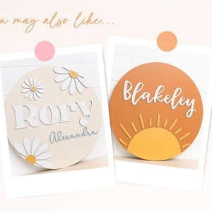 Checkered Pattern Sign , Name Sign for Nursery Girl, Boy, Above Crib ...