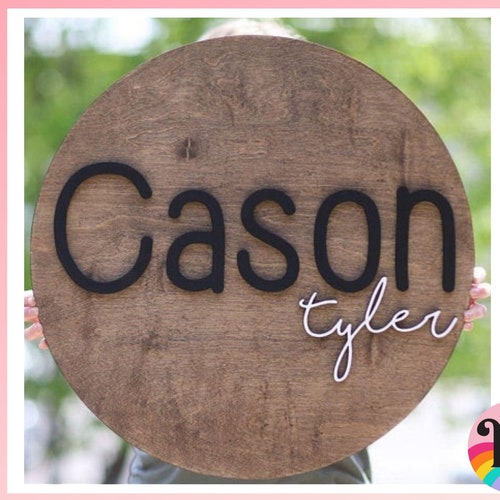 Personalized Boy Name Sign for Nursery Rustic Above the Crib - Etsy