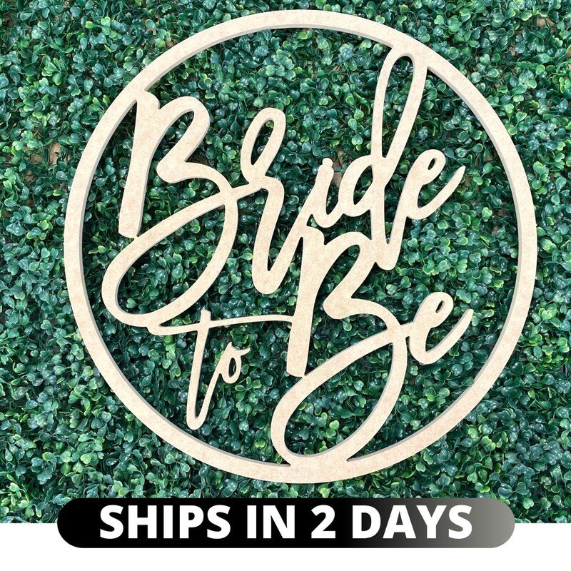 Bride to Be Wood Sign - Etsy