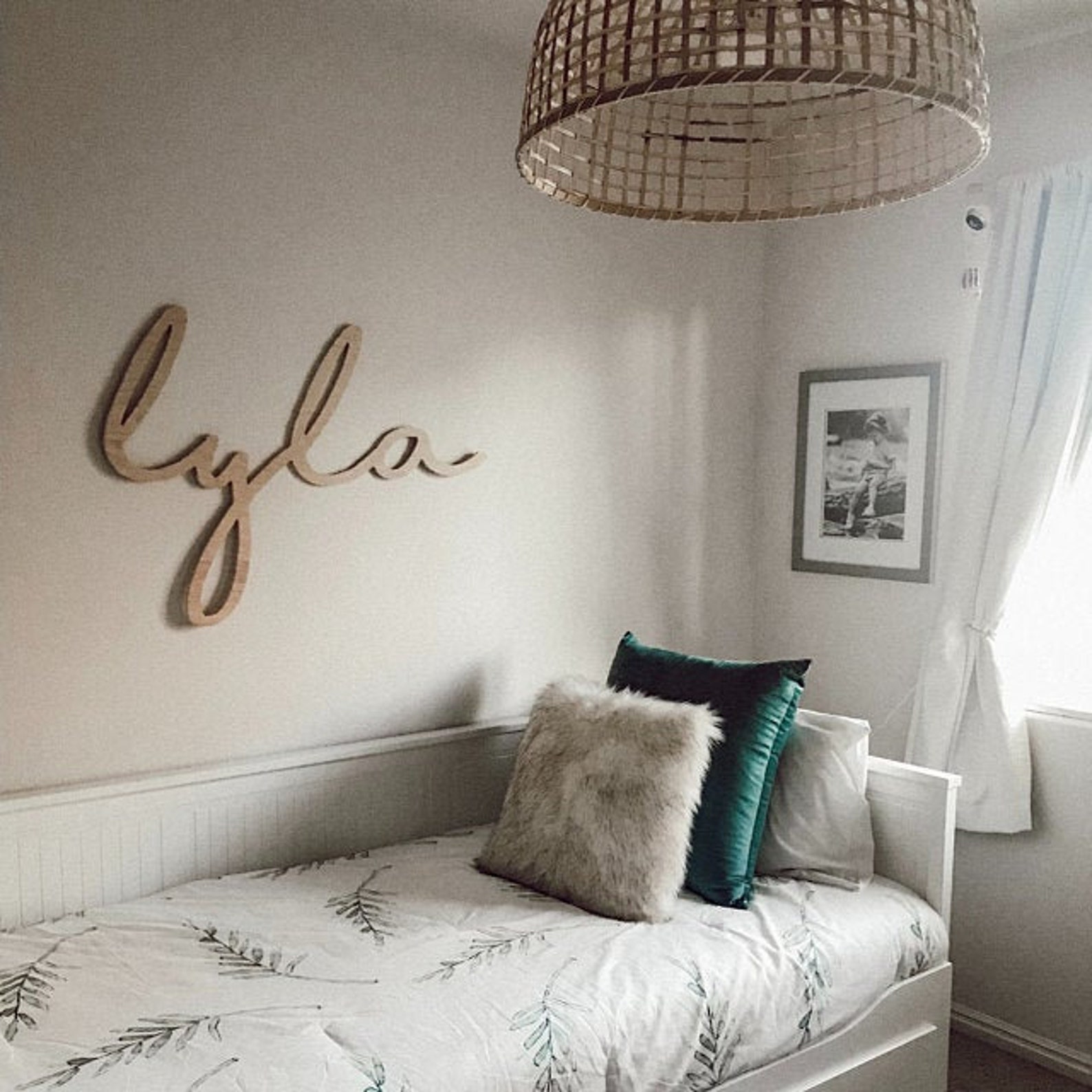 Custom Wood Name Sign for Nursery Girl Boy Over Crib Sign - Etsy
