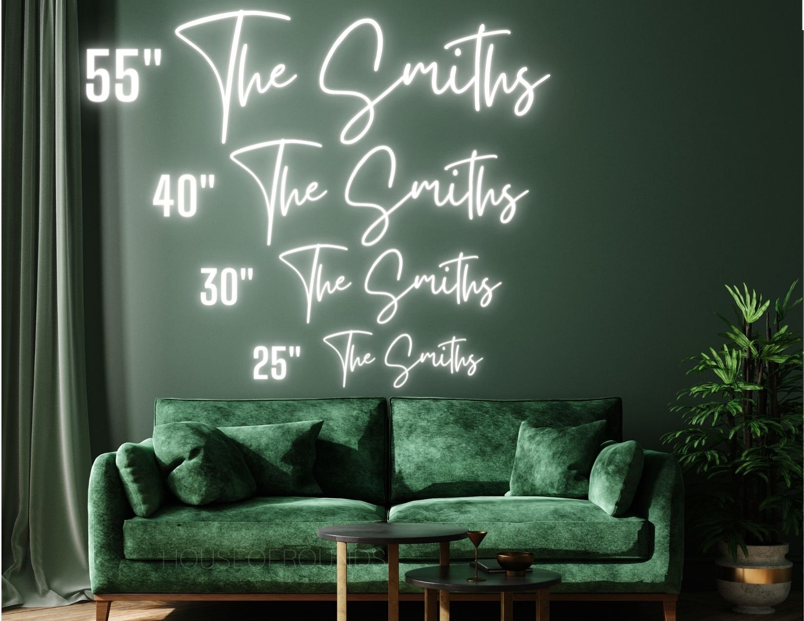 Family Name Neon Sign Neon Name Sign Wedding Backdrop - Etsy