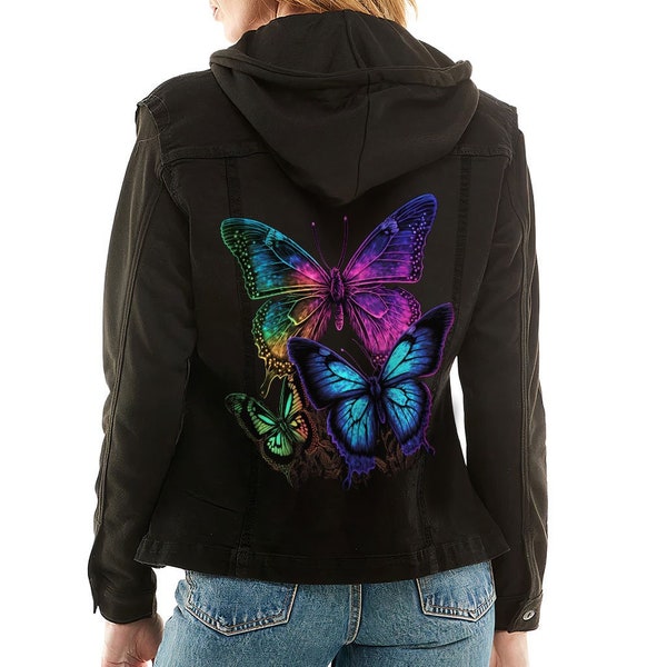 Butterfly Fleece Jacket - Etsy