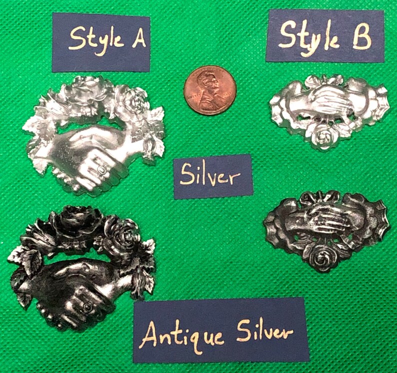 Victorian Clasp Hand Fede Handshake Reproduction Mourning | Etsy