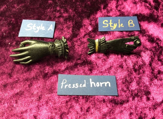 Reproduction Victorian Mourning Sentimental Hand Holding a | Etsy