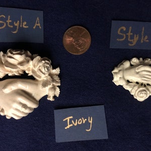 Victorian Clasp Hand, Fede, Handshake Reproduction Mourning Sentimental ...