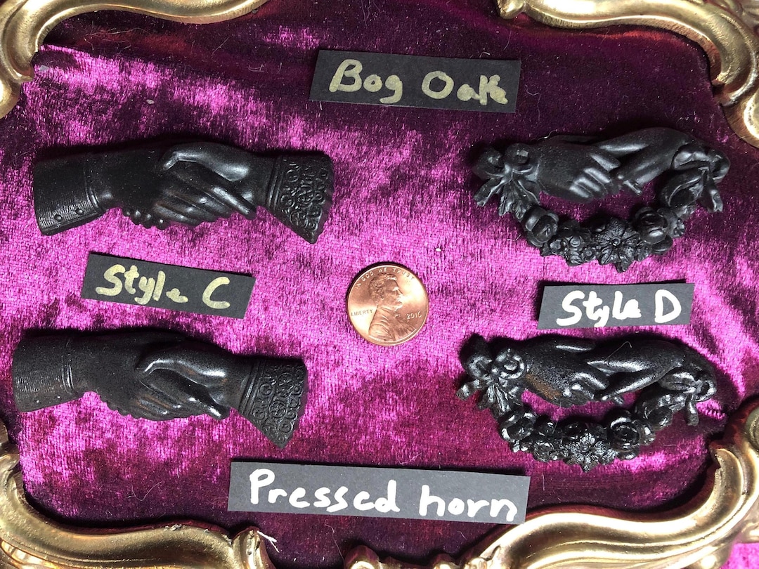 Victorian Clasp Hand, Fede, Handshake Reproduction Mourning Sentimental ...