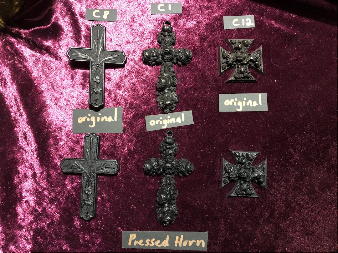 Victorian Cross Reproductions, Your Choice of 3, Floral Cross Pendant ...