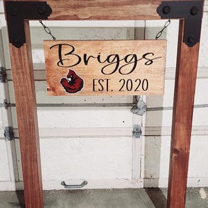 Carved Wood Hanging Welcome Sign - Etsy