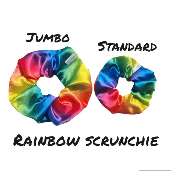 Rainbow Scrunchie - Etsy