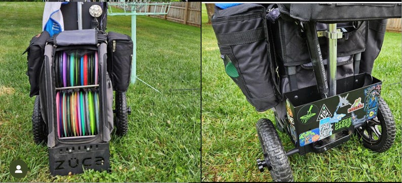 Zuca Compact and All-terrain Cart Aluminum Storage Box, Water Bottle ...