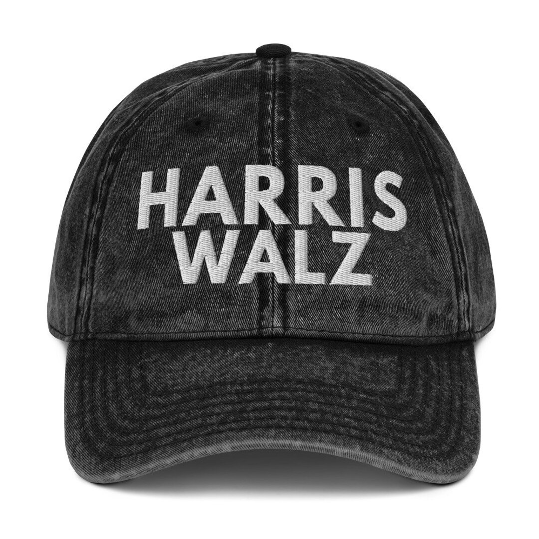 Harris Walz Vintage Cotton Twill Cap Kamala Harris Tim Walz Election ...