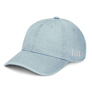 FDT Vintage Denim Hat: Subtle Anti Trump Message - Etsy