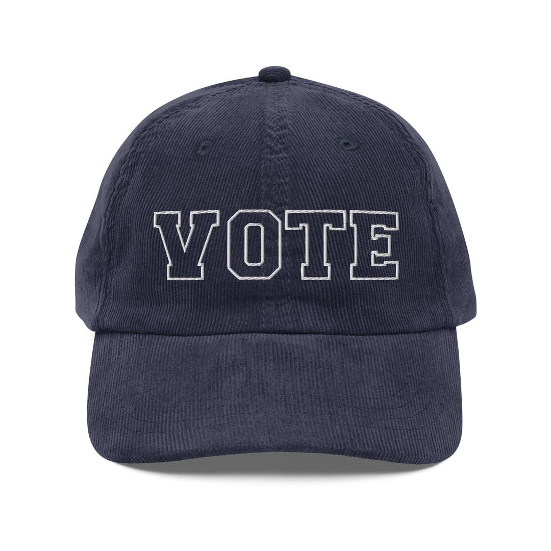 Vintage Corduroy Vote Cap, Kamala Harris 2024 Vote Hat - Etsy
