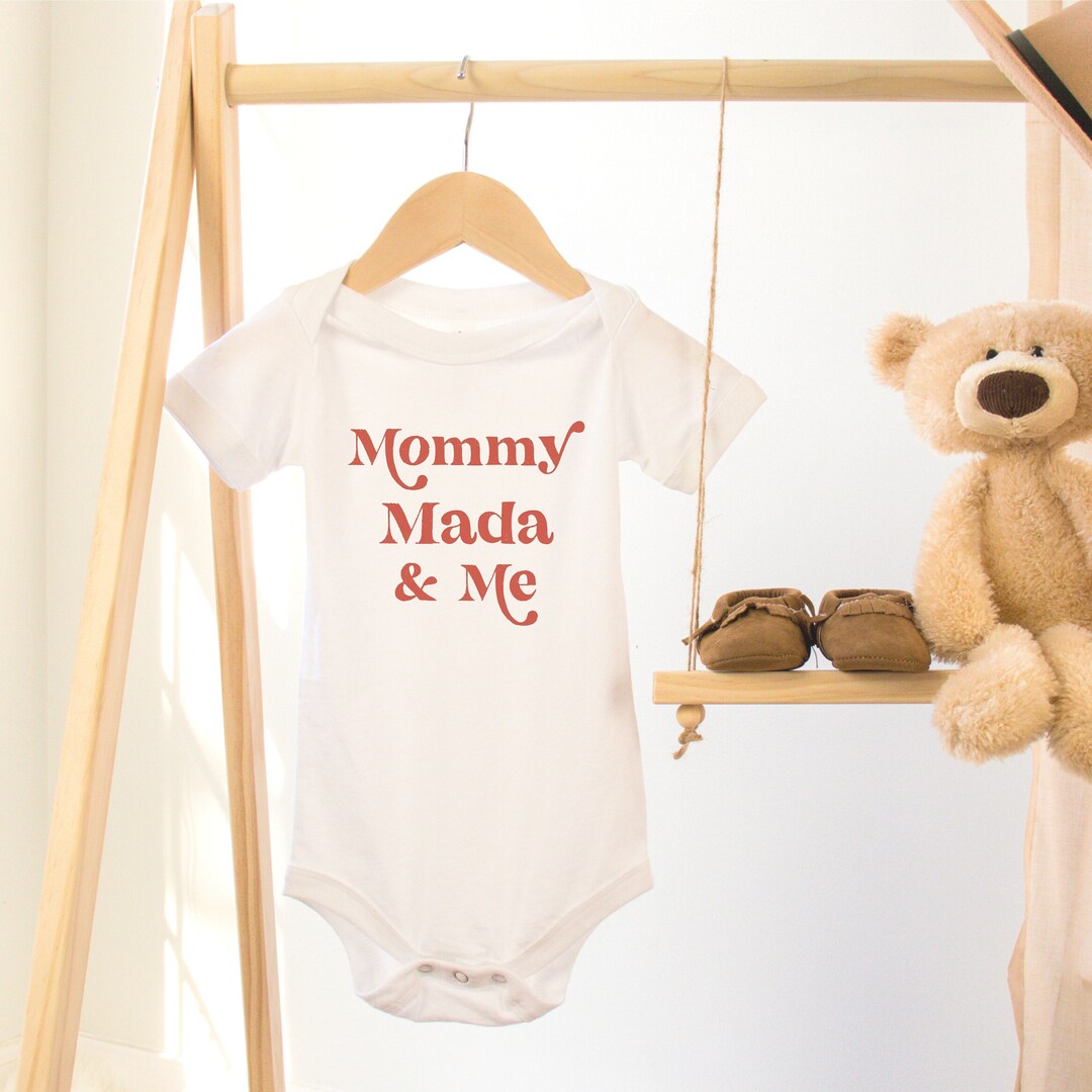 Custom Mama Mada and Me Baby Bodysuit - Etsy