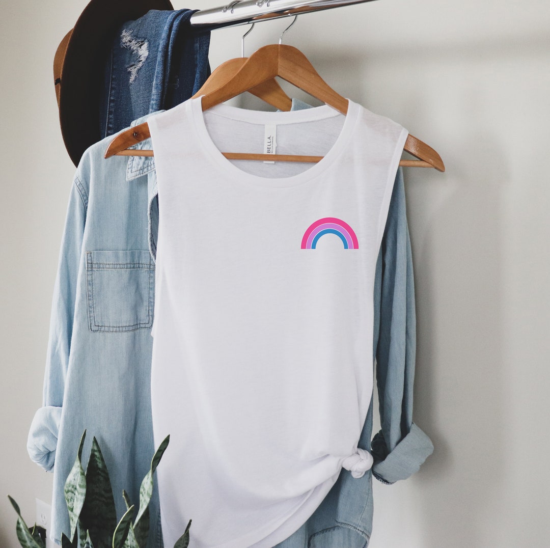 Bi Pride Muscle Tank: LGBTQ Rainbow Pride Shirt - Etsy