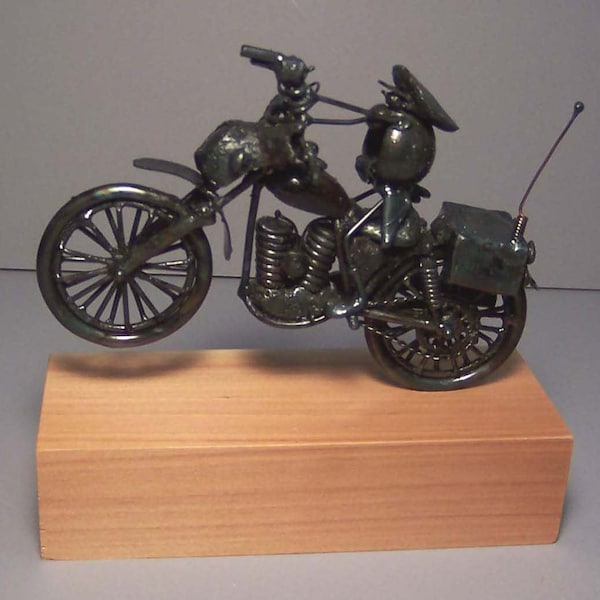 Motorcycle Cop Svg - Etsy