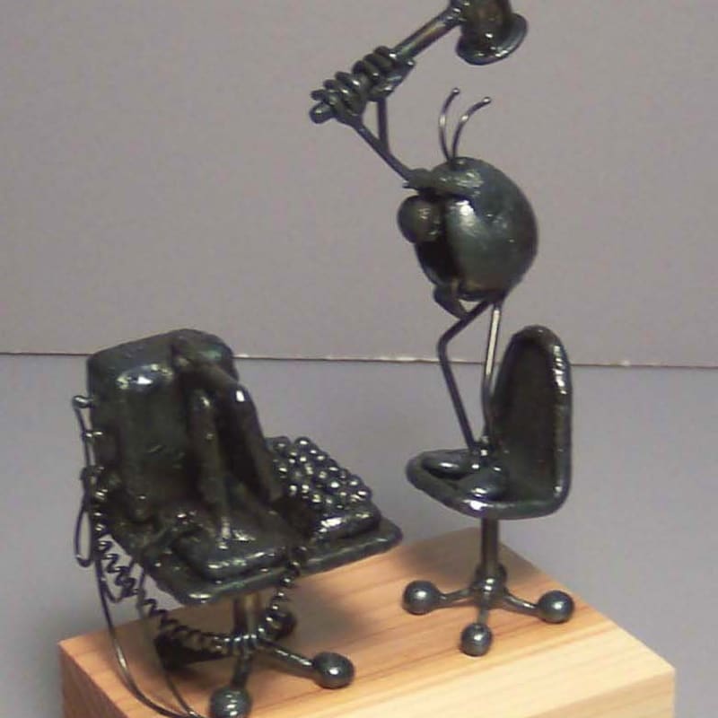 Computer Desk Sculpture - Etsy