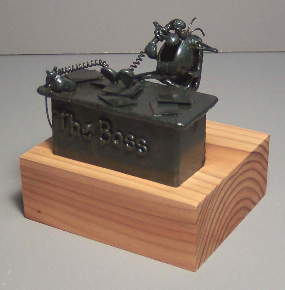 Boss at Desk - Etsy