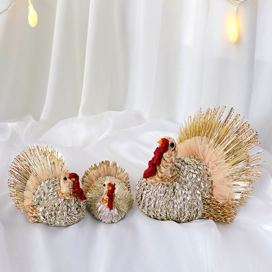New Design Woven Festive Turkey Thanksgiving Decoration for Home ...