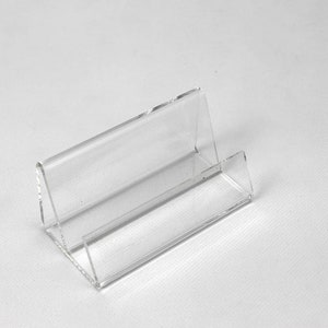 Acrylic Business Card Stand | Etsy