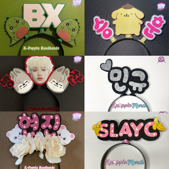 Custom Kpop Headbands k-poppin Headbands - Etsy