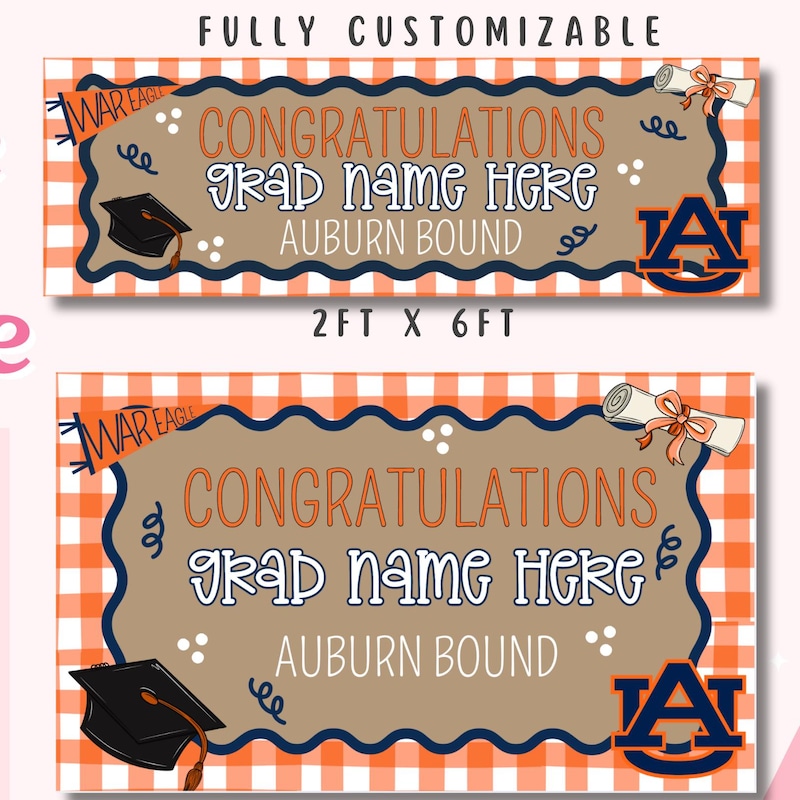 Diy College Banners - Etsy