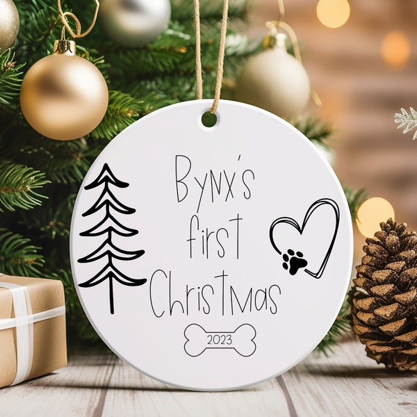 Dogs First Christmas - Etsy