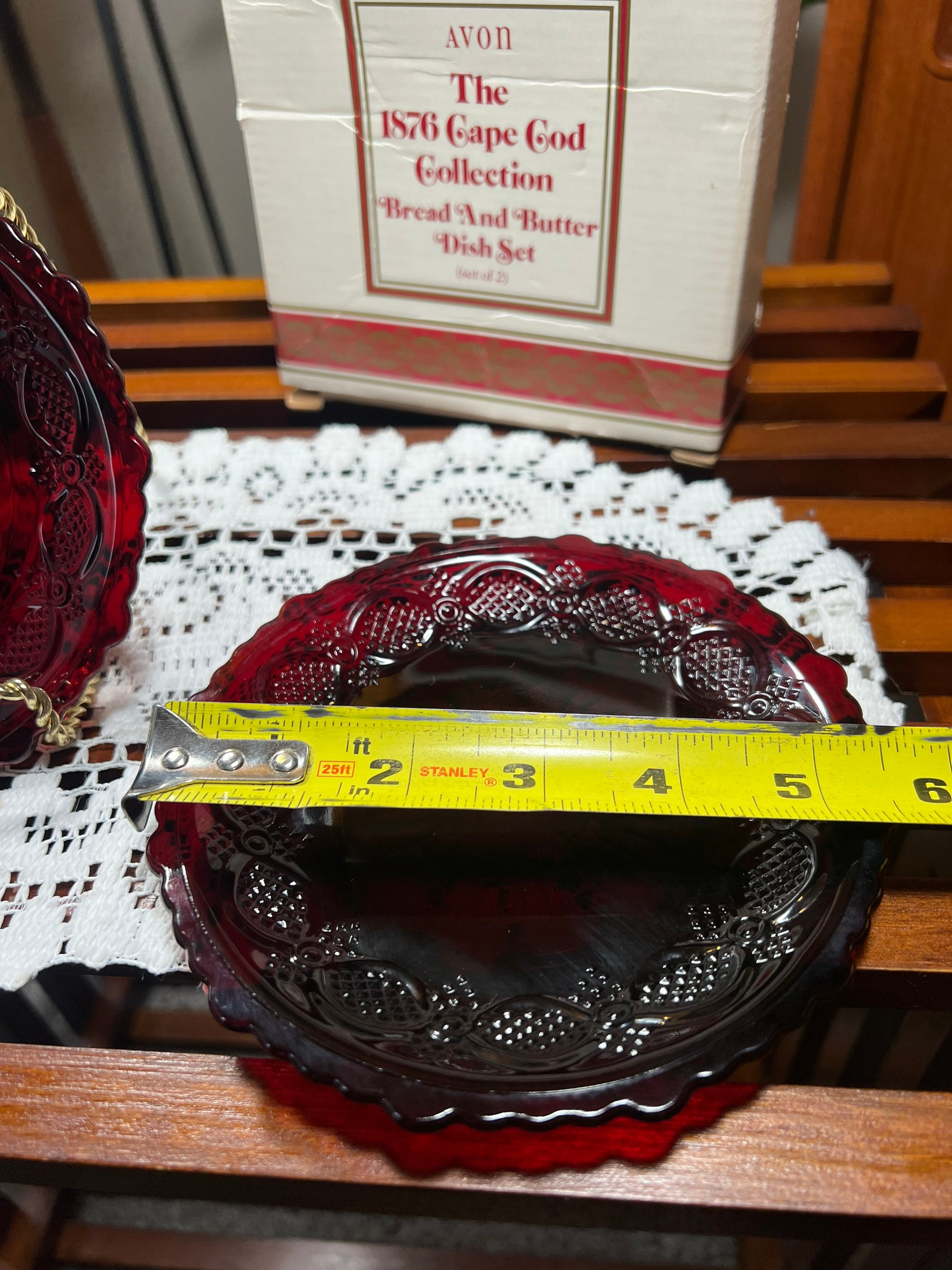 Vintage Avon 1876 Cape Cod Collection Bread and Butter Dish - Etsy