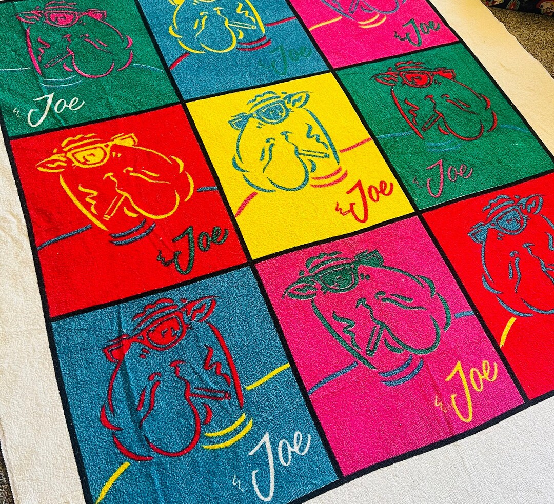 Vintage 1980 Joe the Camel Andy Warhol Style Beach - Etsy