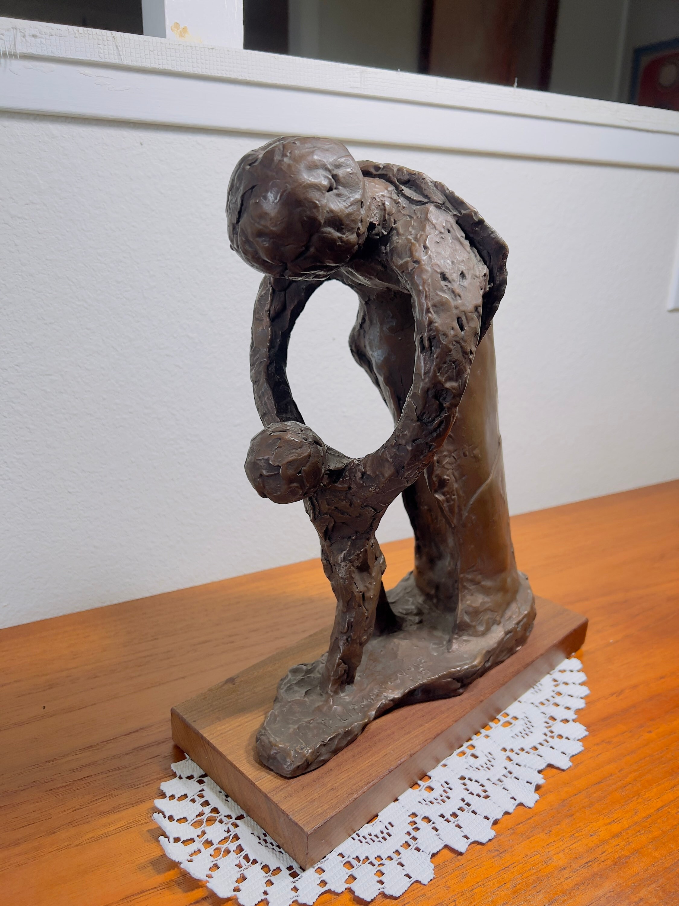 Adult and Child Sculpture by Peter Lipman-wulf Dated 1965 Mid Century ...