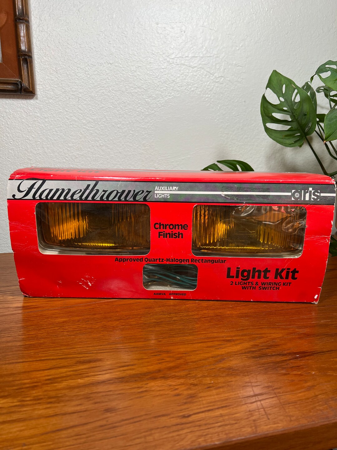 ARIS Flamethrower Fog Light Kit Chrome Finish Aux Lights Rectanglular ...