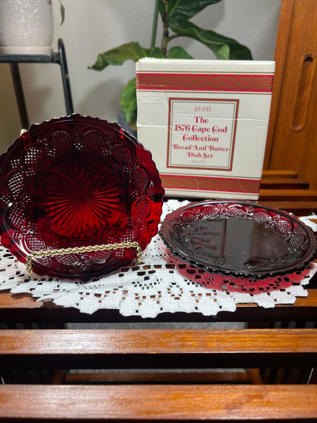 Vintage Avon 1876 Cape Cod Collection Bread and Butter Dish - Etsy