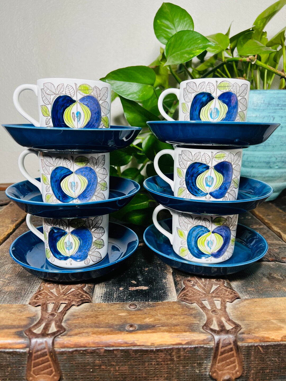 Rörstrand Eden DM Eden Tea Cup or Coffee Mug and Saucer Set of - Etsy Canada
