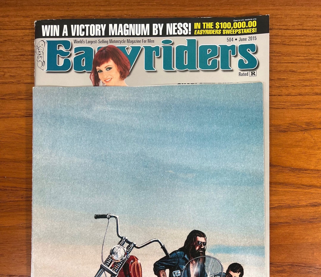 Easy Rider Magazine June 2015 David Mann - Etsy