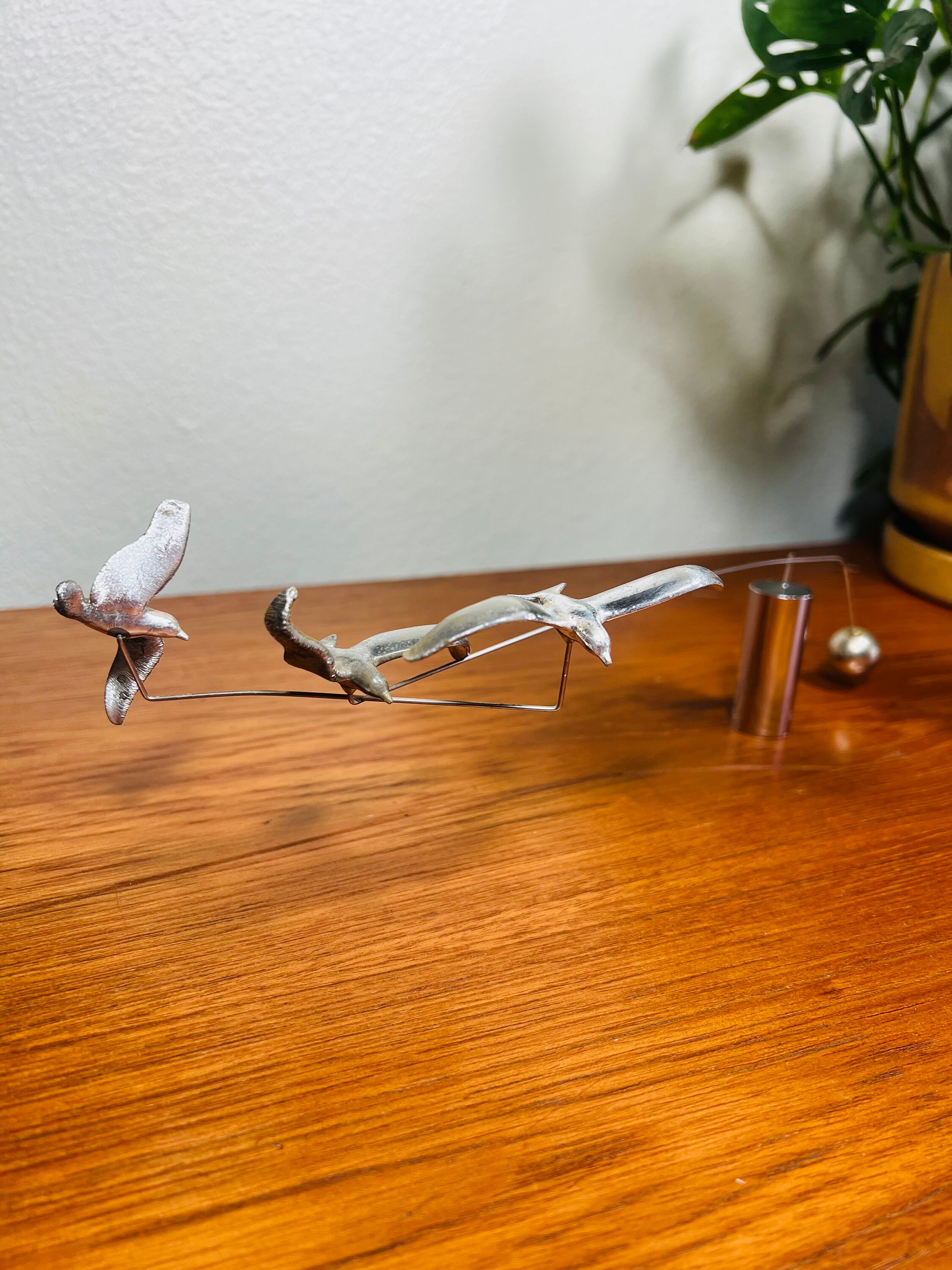 Vintage 1977 Kinetic Birds in Flight Desk Toy by Otagirl - Etsy