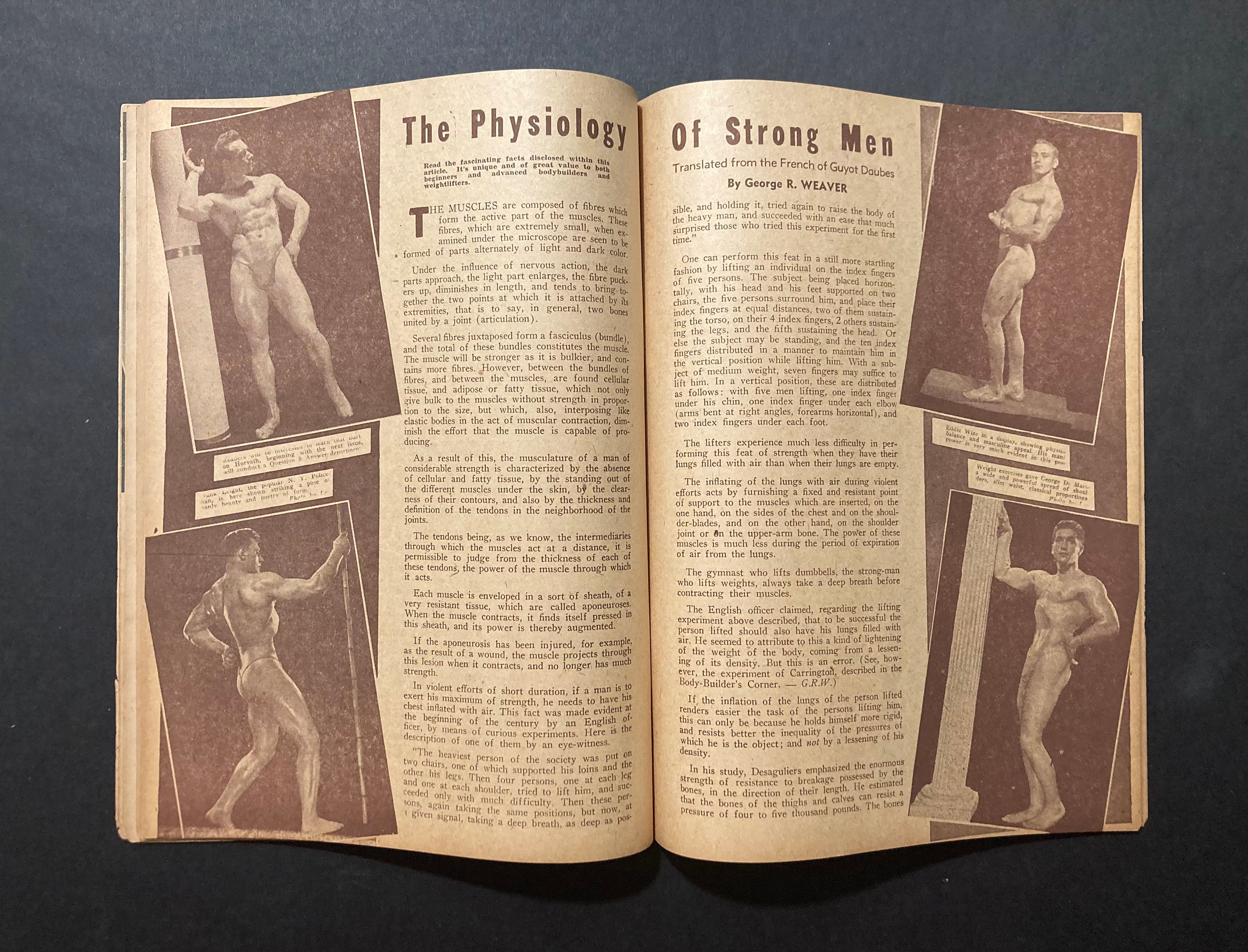 Vintage "your Physique" Magazine January, 1947. QUAINTANCE Cover Art ...
