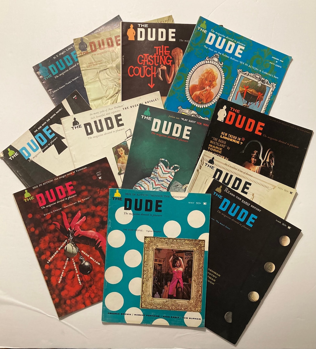 MATURE! Rare Vintage DUDE Magazine (1960's) Early Publication in the ...