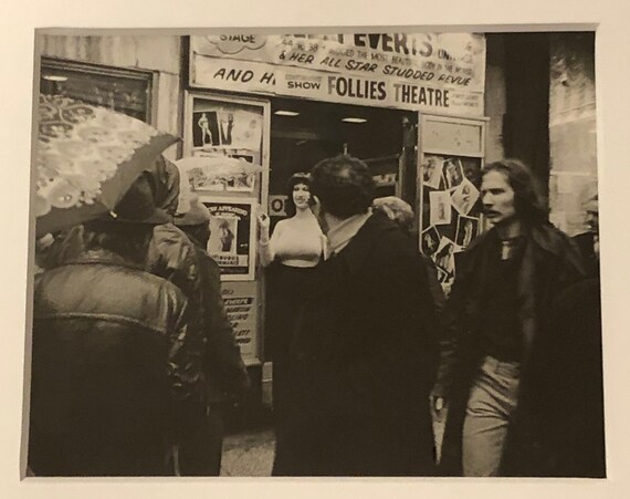 1970's Framed Photograph Street Scene in Front of a - Etsy