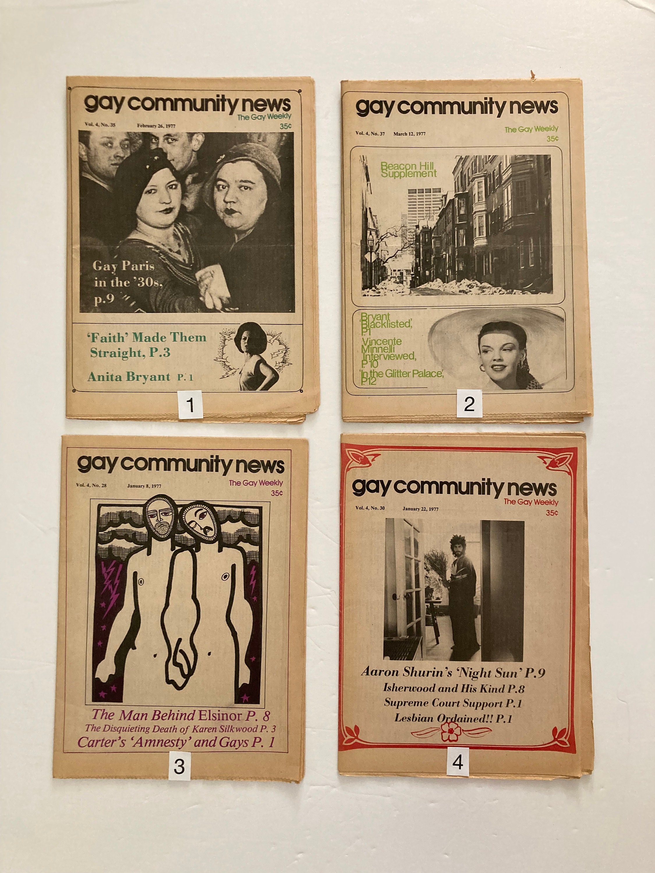 Vintage LGBTQ Newspapers From the 1970's. gay gay Community News and ...