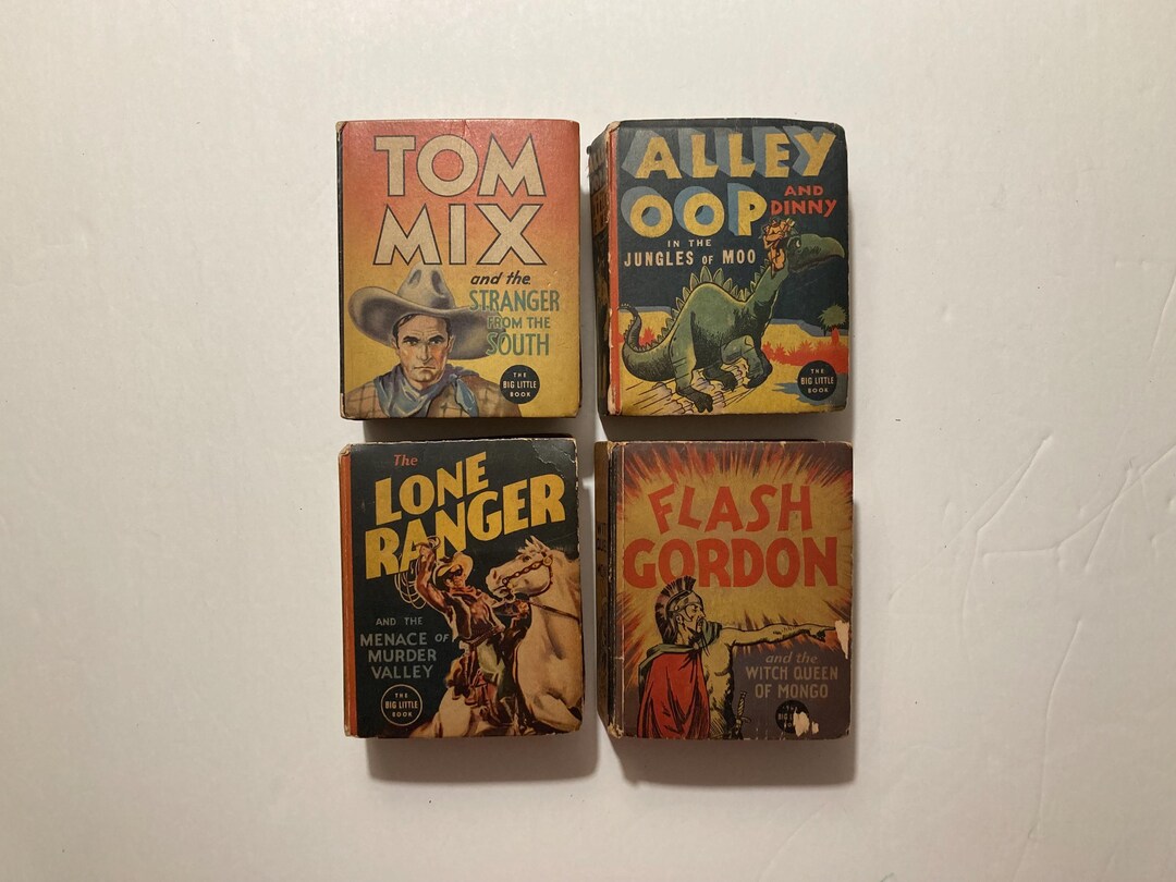 LOT: "big Little Books" From the 1930's, Illustrated. Lot of Four Books ...