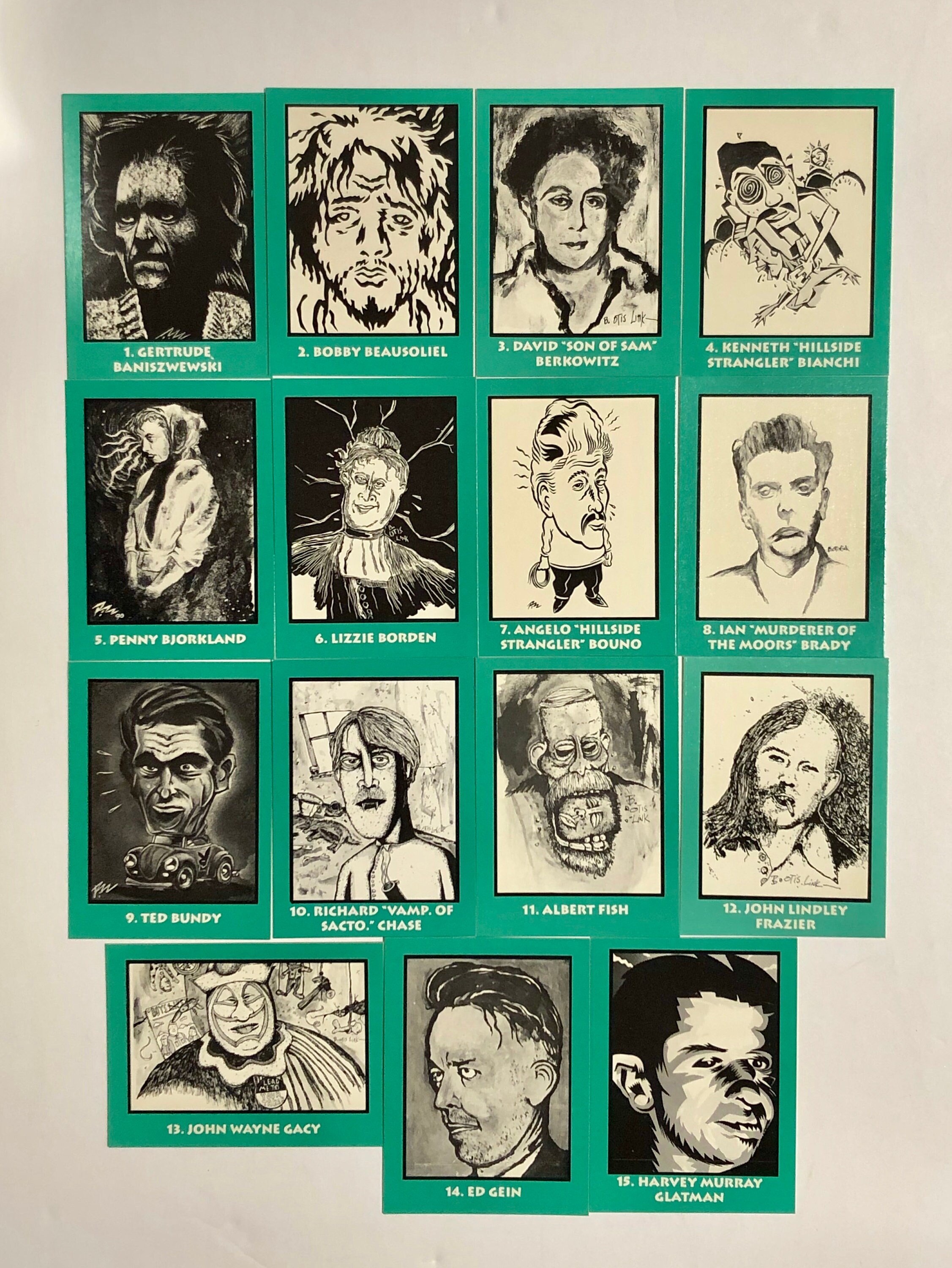 MATURE Infamous 1991 murderers Trading Card. - Etsy UK