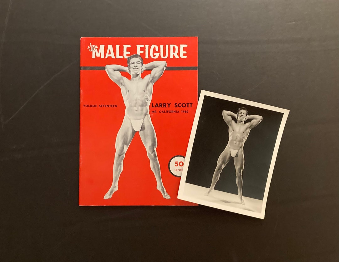 LARRY SCOTT - Vintage Bruce of L.A. 5x4 Photograph of Larry Scott Used on Male Figure Cover #17 ...